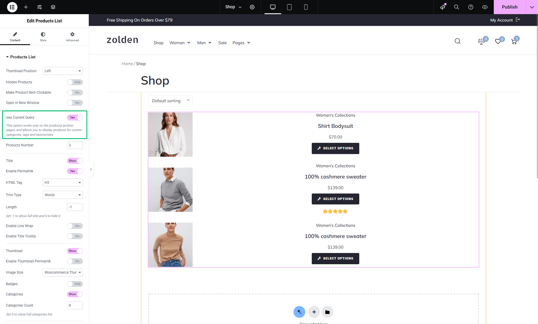 How to Create a Shop Page Template — JetWooBuilder | Crocoblock