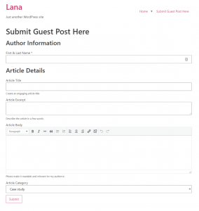 Learn How to Create a WordPress Guest Post Submission Form - Crocoblock