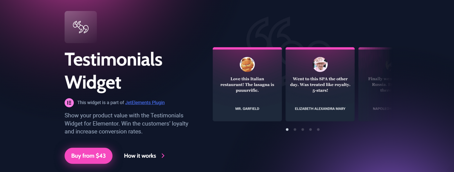 Best Website Testimonial Examples and Plugins for WordPress - Crocoblock