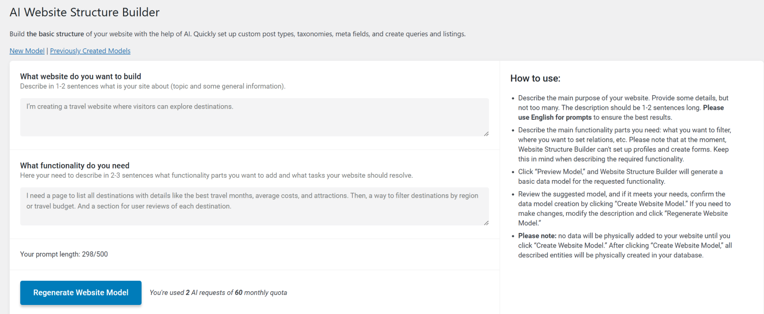 JetEngine AI Website Structure Builder: Overview and Use Cases - Crocoblock