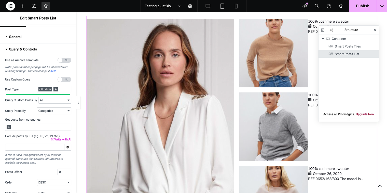 Create a Grid for Dynamic Product Display in WordPress - Crocoblock