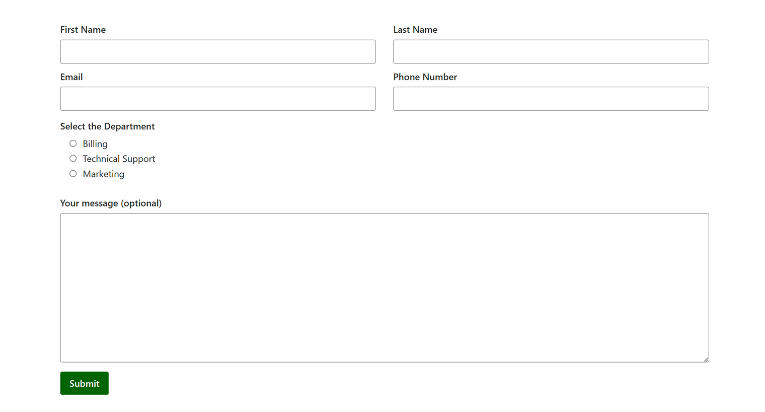 Creating Multi-Column Responsive Layout for WordPress Contact Form 7 ...