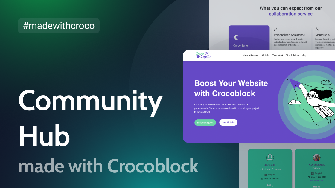 Boost MyCroco: A Crocoblock-Powered Community Platform - Crocoblock